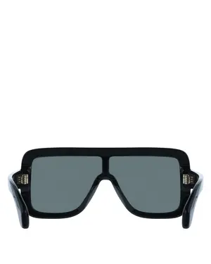 FERRAGAMO 55mm Classic Logo Shield Sunglasses