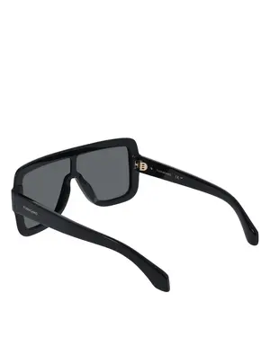 FERRAGAMO 55mm Classic Logo Shield Sunglasses