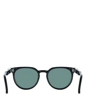 FERRAGAMO Gancini Round Sunglasses - Black
