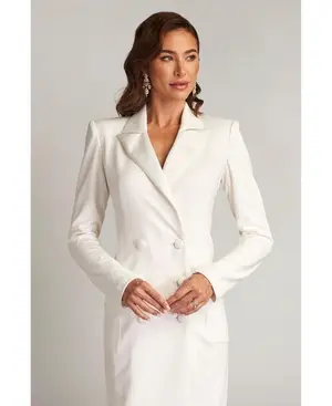 Tadashi Shoji Mckay Double-breasted Coat Dress