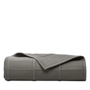 BOLL & BRANCH Signature Modern Grid Quilt, Full/queen Stone