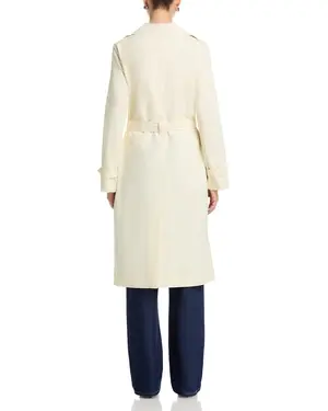 Soia & Kyo Blaire Packable Trench Coat - Sidewalk Chalk