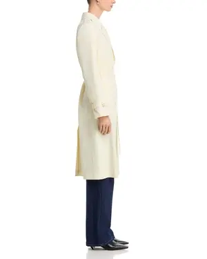 Soia & Kyo Blaire Packable Trench Coat - Sidewalk Chalk