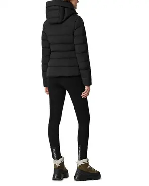 Canada Goose Clair Hooded Puffer Jacket - Black