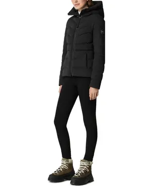 Canada Goose Clair Hooded Puffer Jacket - Black