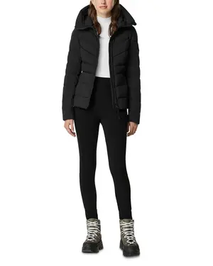 Canada Goose Clair Hooded Puffer Jacket - Black