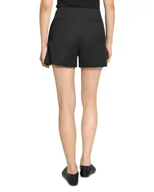 Theory Cotton Stretch Chino Shorts - Black