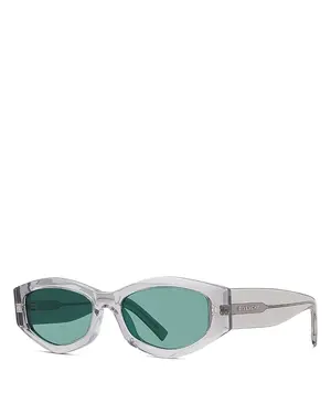 Givenchy Gv Day Geometric Sunglasses - Gray/green