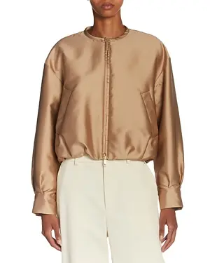 Moncler Maupa Bomber Jacket - Medium Beige