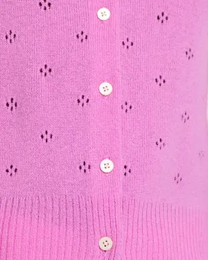 Guest In Residence Cashmere Pointelle Cardigan