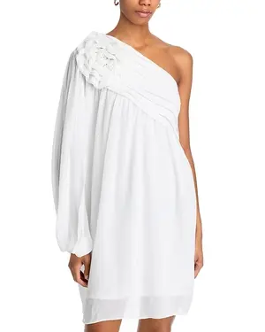 Farm Rio Off-shoulder Mini Dress - Ivory