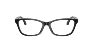 Versace Full Rim Cat-eye Eyeglasses - Black