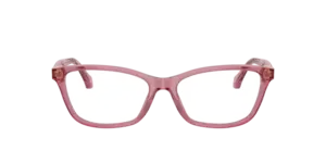 Versace Ve3375 Cat-eye Eyeglasses - Transparent Amarena