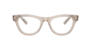 Ray-ban Cat-eye Eyeglasses - Transparent Light Brown