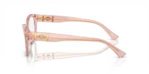 Versace Ve3344 Cat-eye Eyeglasses - Brown Transparent