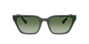 Armani Exchange Sunglasses Cat Eye Frame - Shiny Green