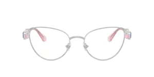 SWAROVSKI Strass-embellished Cat-eye Eyeglasses - Silver