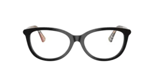 Burberry Irregular Eyeglasses - Black