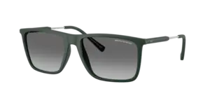 Armani Exchange Square Frame Sunglasses Vert Foncé Mat