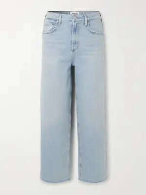 AGOLDE Ren High-rise Wide-leg Jeans - Blue