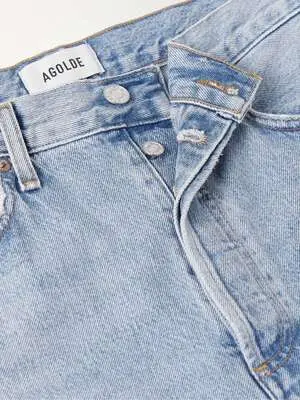 AGOLDE 90s Distressed Mid-rise Straight-leg Jeans