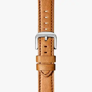 Shinola 22mm Leather Watch Strap - Tan