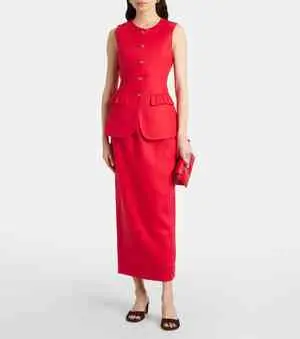 Posse Matilda Linen Vest - Red