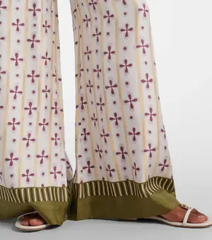 La DoubleJ Eclipse Placee Silk Palazzo Pants