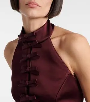 Rebecca Vallance Merlot Cocktail Dress - Burgundy