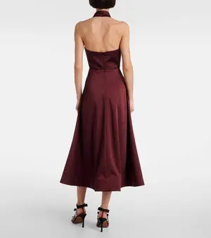 Rebecca Vallance Merlot Cocktail Dress - Burgundy