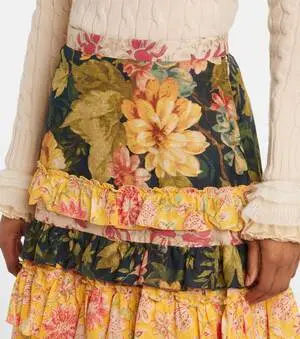 Valentino Garavani Patchwork Maxi Skirt