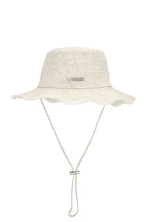 Jacquemus Le Bob Artichaut Bucket Hat - Croco Beige