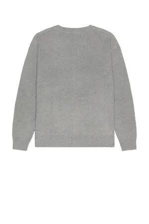 WAO Wool Blend Round Neck Cardigan
