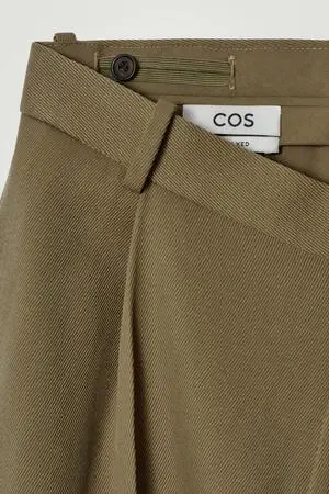 Cos Wool-twill Turn-up Pants