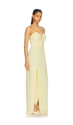 Amanda Uprichard X Cherri Gown - Cornsilk