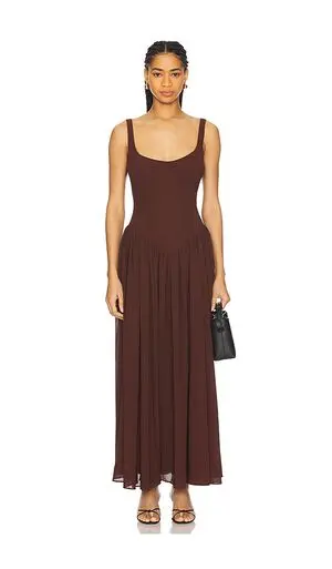 Bardot Scoop Neck Evening Dresses