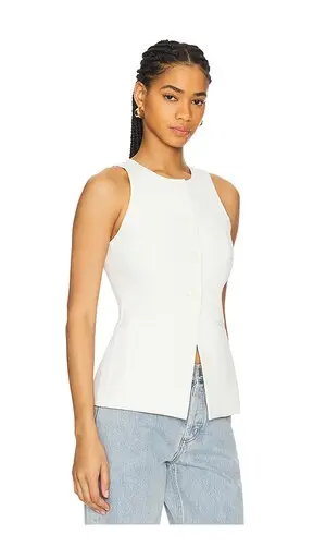 Good American Luxe Suiting Sculpted Vest