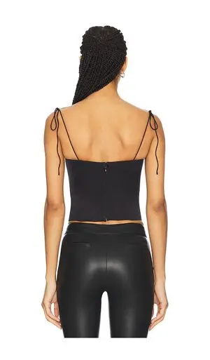 Good American Satin Bustier Top