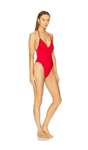 L*Space Desert Days One Piece Swimsuit In Red - Flame