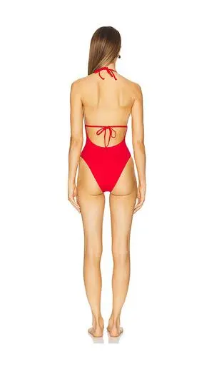 L*Space Desert Days One Piece Swimsuit In Red - Flame