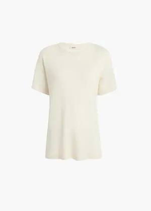 Khaite Maeve T-shirt - Cream