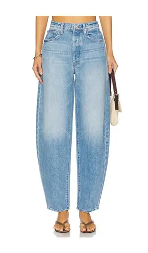 MOTHER The Fangirl Button Skimp Jeans - Blue