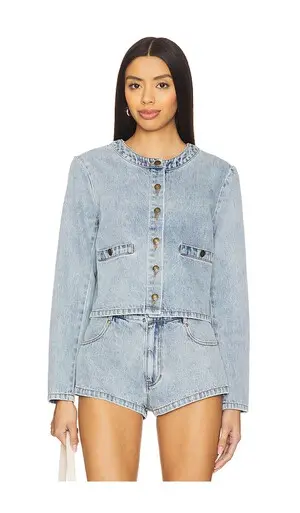 Amanda Uprichard Long Sleeve Braswell Top