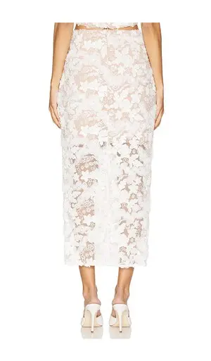 ELLIATT Vonni Floral Sequin Skirt