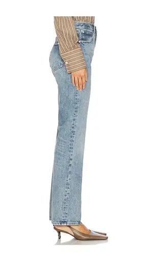 FRAME Vertical Straight Leg Jeans - Blue