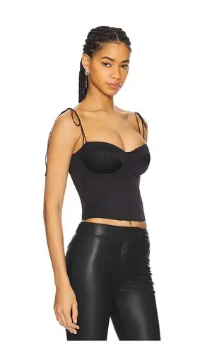 Good American Satin Bustier Top