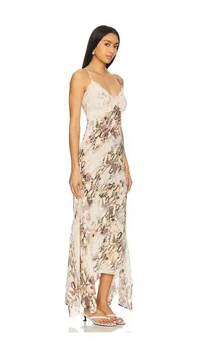 AFRM Vince Dress With Lace Detailing