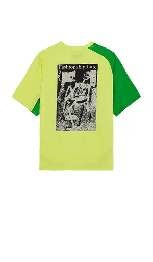 PLEASURES Late Sport Shirt In Lemon, Mint. Also