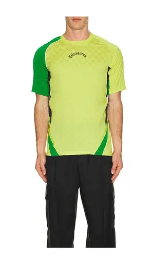 PLEASURES Late Sport Shirt In Lemon, Mint. Also