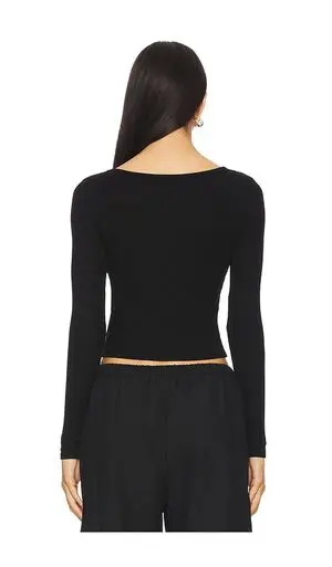 Enza Costa Silk Knit Ballet Top